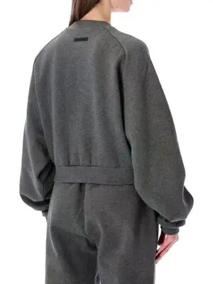 Fear Of God 90s Embossed-logo Crew-neck Sweatshirt - Grey