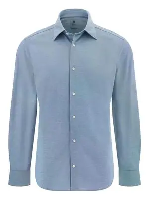 Boggi Milano Buttoned Collar Shirt - Blue