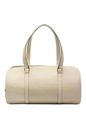 LOUIS VUITTON 2007 Epi Soufflot Handbag - White