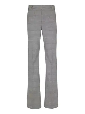 Balmain Prince-of-wales Trousers - Grey