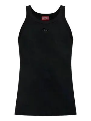 DIESEL® Logo Sleeveless Top - Black
