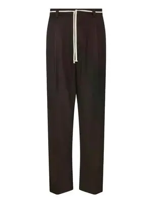 STATE OF ORDER Drawstring Trousers - Brown