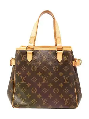 LOUIS VUITTON 2005 Monogram Batignolles Vertical Pm Handbag - Brown