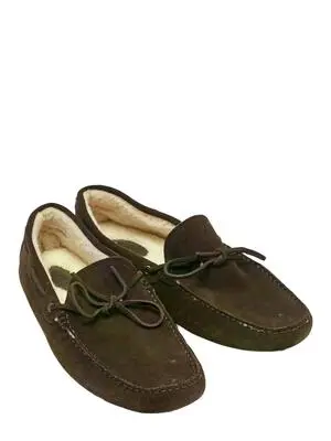 TOD'S Suede Boat Shoes - Brown