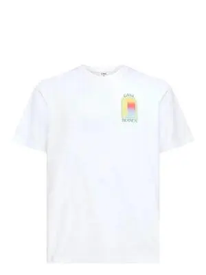 Casablanca L'arche Printed T-shirt - White