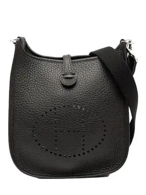 Hermès 2024 Clemence Evelyne Tpm Crossbody Bag - Black