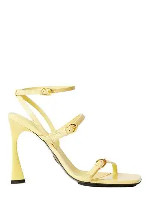 Stella McCartney Elsa Strappy Buckle Sandals - Yellow