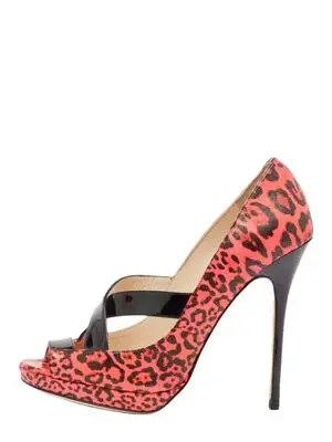 JIMMY CHOO Peep-toe Heeled Pumps - Pink
