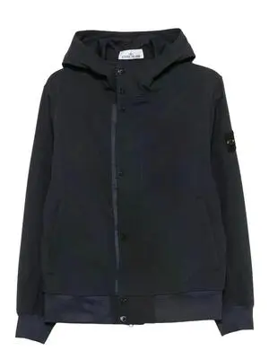 STONE ISLAND Stone Island Logo-Patch Hooded Jacket