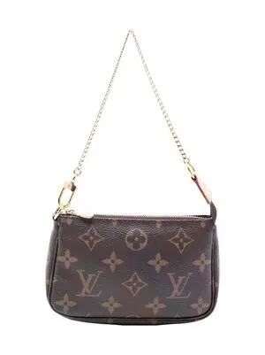LOUIS VUITTON 2020 Monogram Mini Pochette Accessoires - Brown