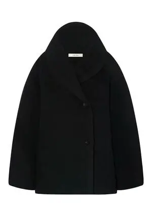 THE ROW Double-breasted Coat - Black