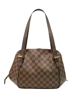 LOUIS VUITTON 2005 Damier Ebene Belem Mm Shoulder Bag - Brown
