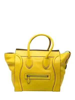 Celine 2012 Mini Luggage Tote Bag - Yellow