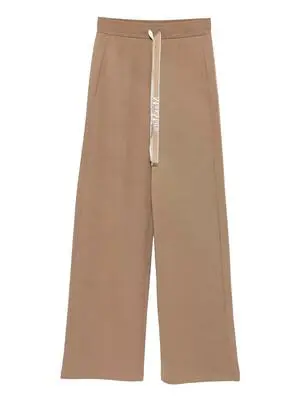 Max Mara Logo-drawstring Track Pants - Brown
