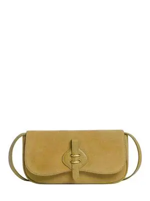 COCCINELLE Mavery Buckle-detail Shoulder Bag - Green