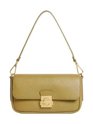 COCCINELLE C-me Lock Logo-detail Shoulder Bag - Green