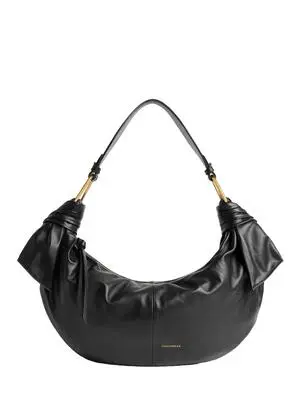 COCCINELLE Knot-detail Shoulder Bag - Black
