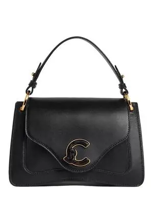 COCCINELLE C-me Logo-appliqué Crossbody Bag - Black