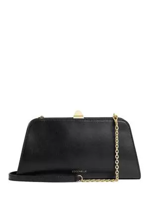 COCCINELLE Clutch Bag With Chain Strap - Black