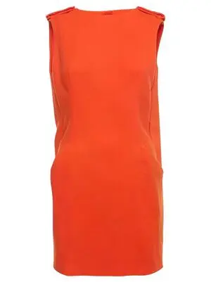 Alexander McQueen Epaulette-detail Dress - Orange