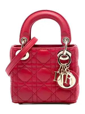 Dior Lady Dior Satchel Red