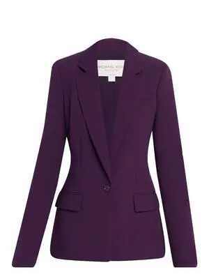 Michael Kors Tailored Single-button Blazer - Amethyst