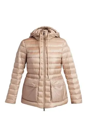 Moncler Jasmin Hooded Short Down Parka - Neutral