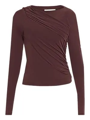 FRAME The Draped Top - Currant