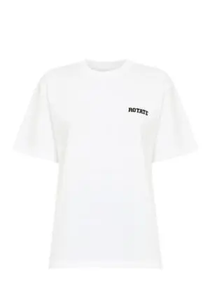 ROTATE BY BIRGER CHRISTENSEN Oversized Fit T-shirt - White