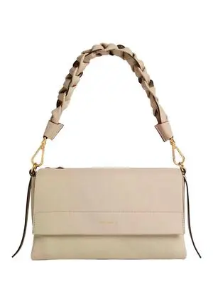 COCCINELLE Braided-handle Shoulder Bag - Neutrals