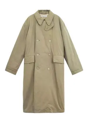 Our Legacy Double-breasted Belted Coat - Green