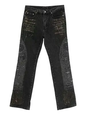 WHO DECIDES WAR BY EV BRAVADO Mechanic Straight Jeans - Black