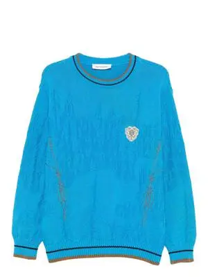 KIKO KOSTADINOV Fitz Embroidered Sweater - Blue