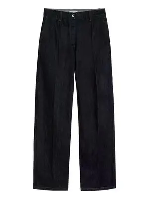 JIL SANDER Button-fly Flared Jeans - Blue