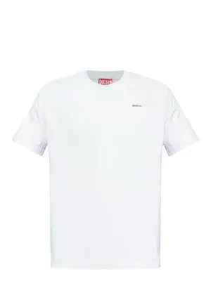 DIESEL® Adjust Met Logo T-shirt - White