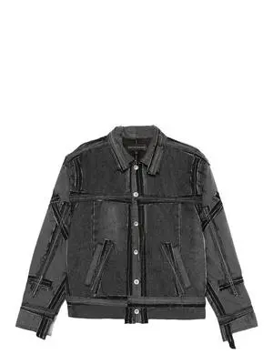 WHO DECIDES WAR BY EV BRAVADO Exposure Denim Jacket - Grey