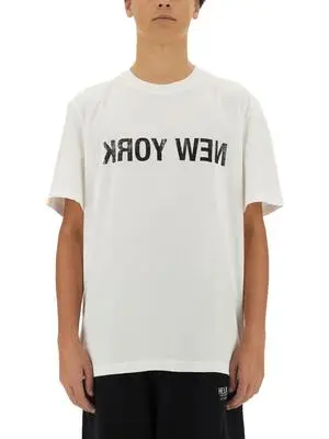 Helmut Lang T Shirt With Logo - White