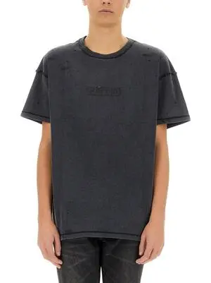 PURPLE BRAND Inside Out' T Shirt - Black