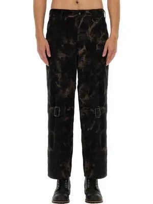 AIE Ribbed Regular Fit Pants - Black