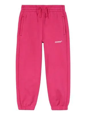 Off-White Rubber Arrow Sweatpants - Fuchsia