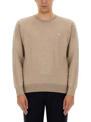 Etro Jersey With Logo - Beige