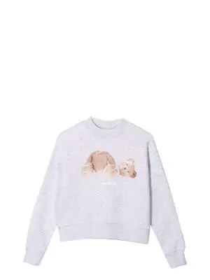 Palm Angels Bear Printed Sweatshirt - Grey