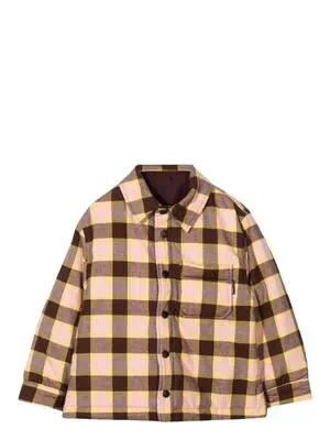 Palm Angels Check Padded Reversible Shirt - Multicolour