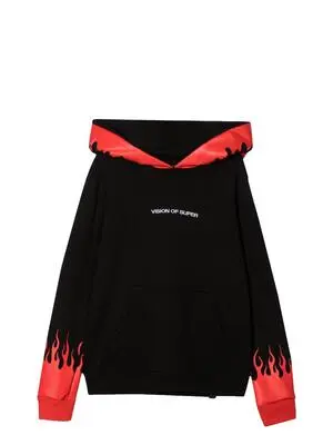 VISION OF SUPER Hooded Cotton Sweatshirt