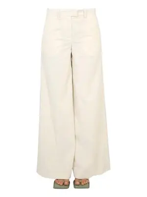 BALLANTYNE Palazzo Pants - Beige