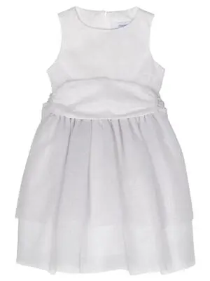 SIMONETTA Woven Dress - Silver