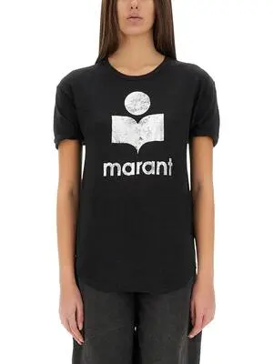 MARANT ETOILE T-Shirt With Logo Black
