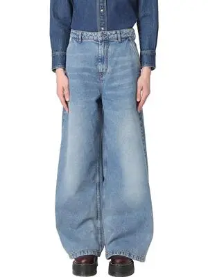 Ami Wide Leg Jeans - Blue
