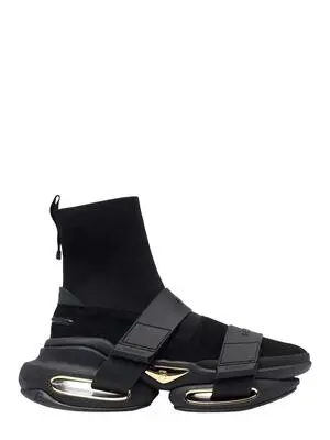 Balmain B-bold High Top Sneakers - Black