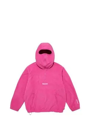 Supreme Polartec Half Zip Hooded Sweatshirt - Pink